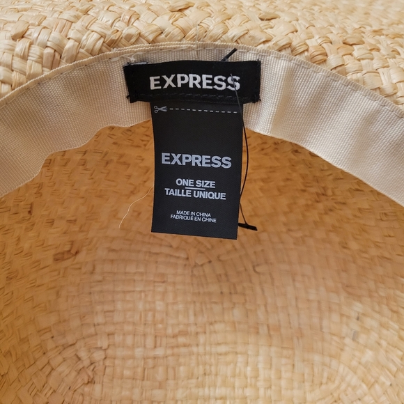 Express | Accessories | Nwot Express Metallic Border Floppy Sun Hat ...
